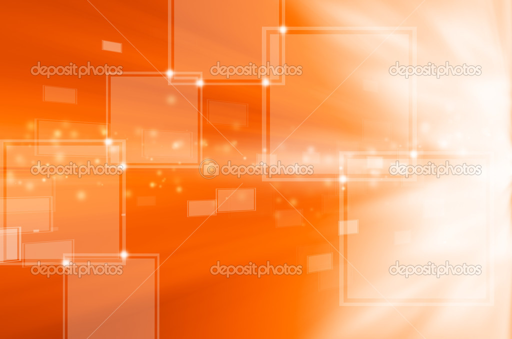 Orange Technology Wallpaper