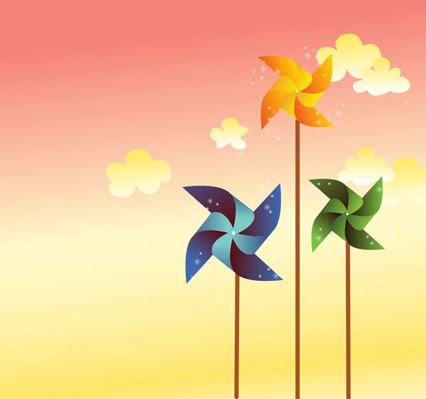 Blue pinwheel Vector Art Stock Images | Depositphotos