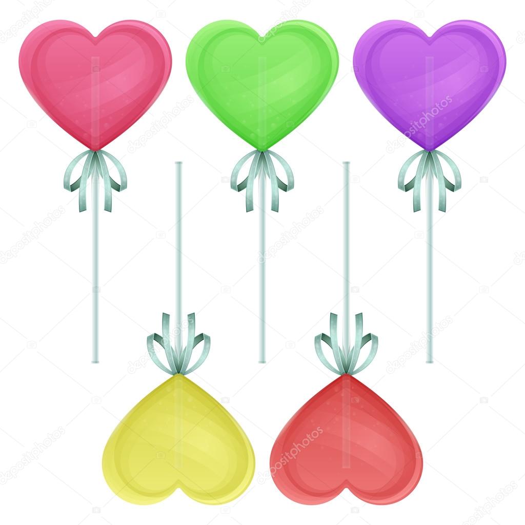 Candy Heart Stock Vector by ©frostyara 38567149