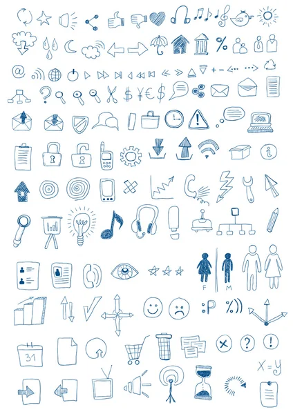 Hand drawn symbols Stock Vector by ©orfeev 33778587