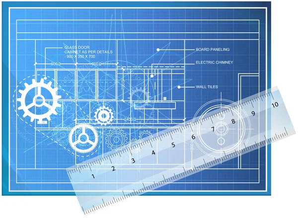 Abstract Technical Background Stock Vector Image by ©designpraxis #43432309