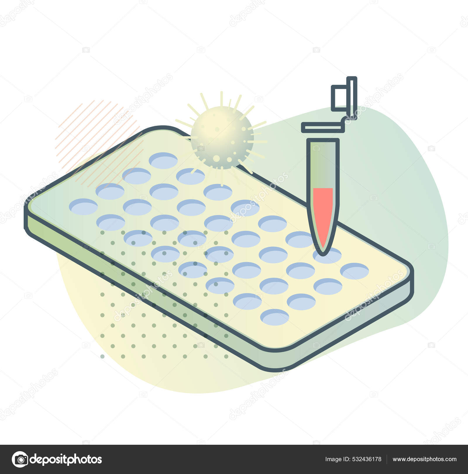 Pcr Testing Lab Apparatus Illustration Eps File Stock Vector Image by ...