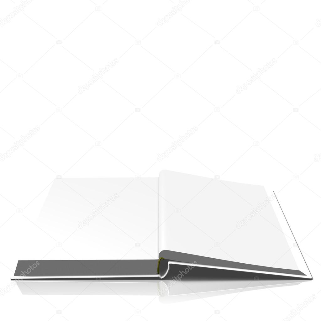 Empty open book Stock Photo by ©Pedro_II 33552435