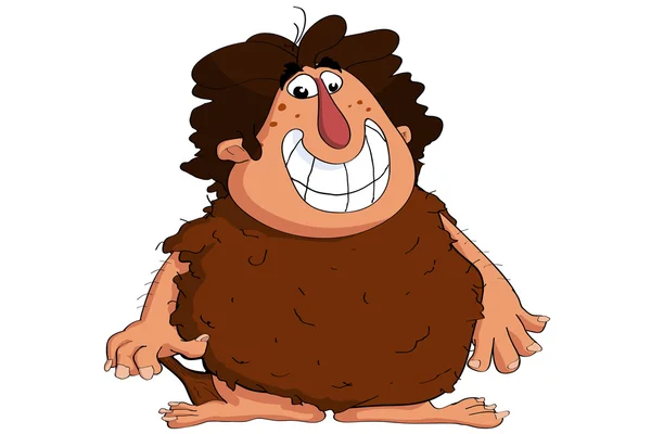 Caveman Cartoon Character — Stock Vector © Iaroslav_Brylov #94071062
