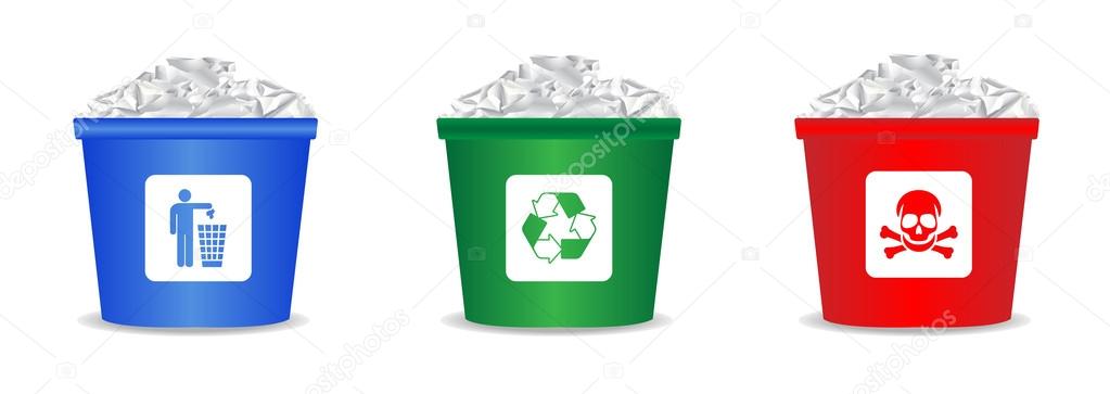 Waste Segregation icon — Stock Vector © sazori #45553901