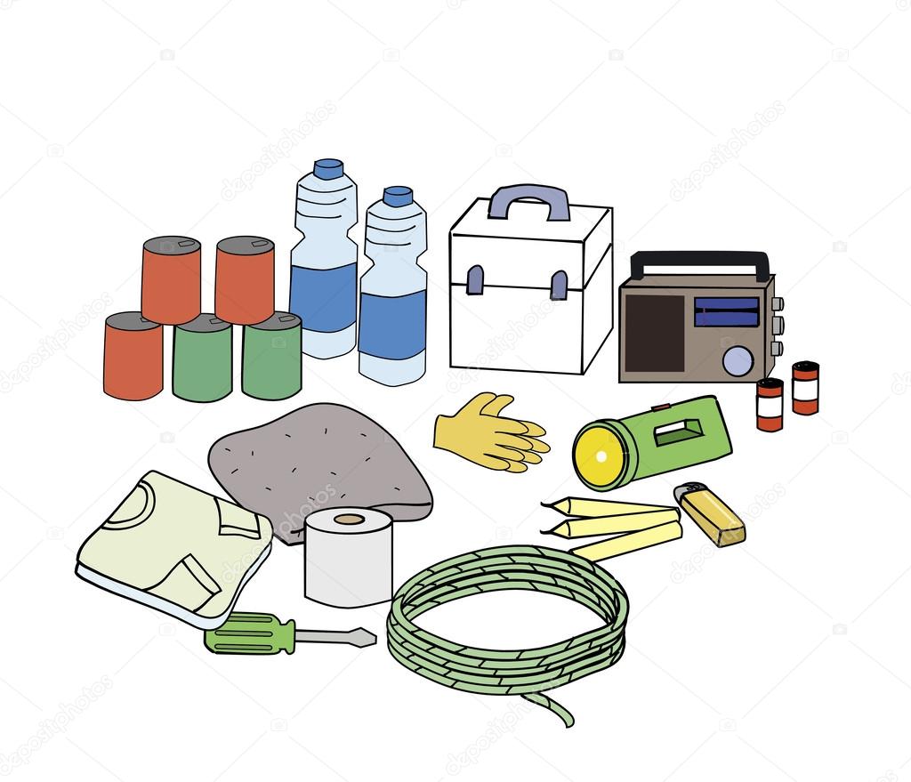 Emergency kit Stock Illustration by ©glowonconcept #32995831