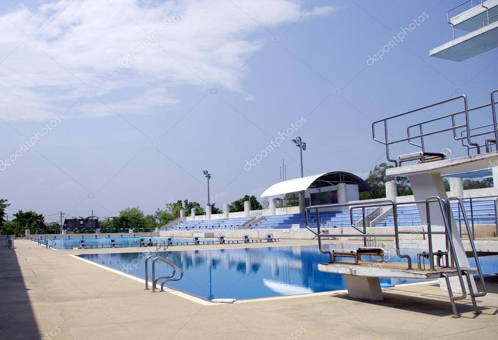 Standard swimming pool outdoor — Stock Photo © glowonconcept #38494255