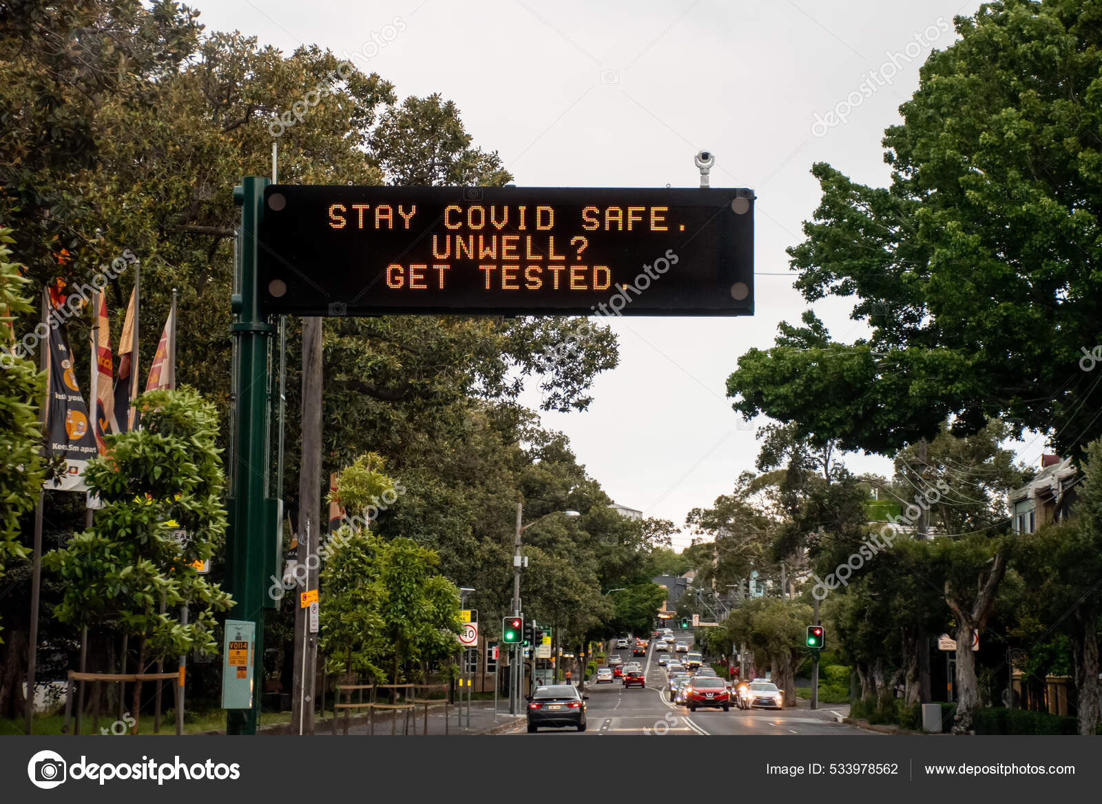 2021 Sydney Australia Changeable Electronic Dynamic Road Sign Reads ...