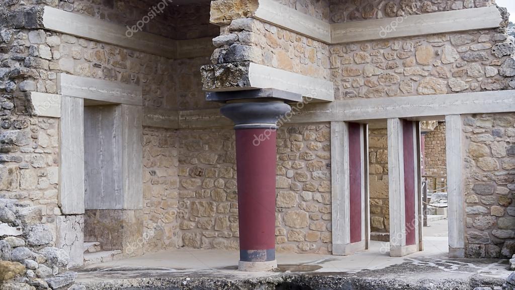 Palacio de Knossos en Creta, Grecia Palacio de Knossos, es el más ...