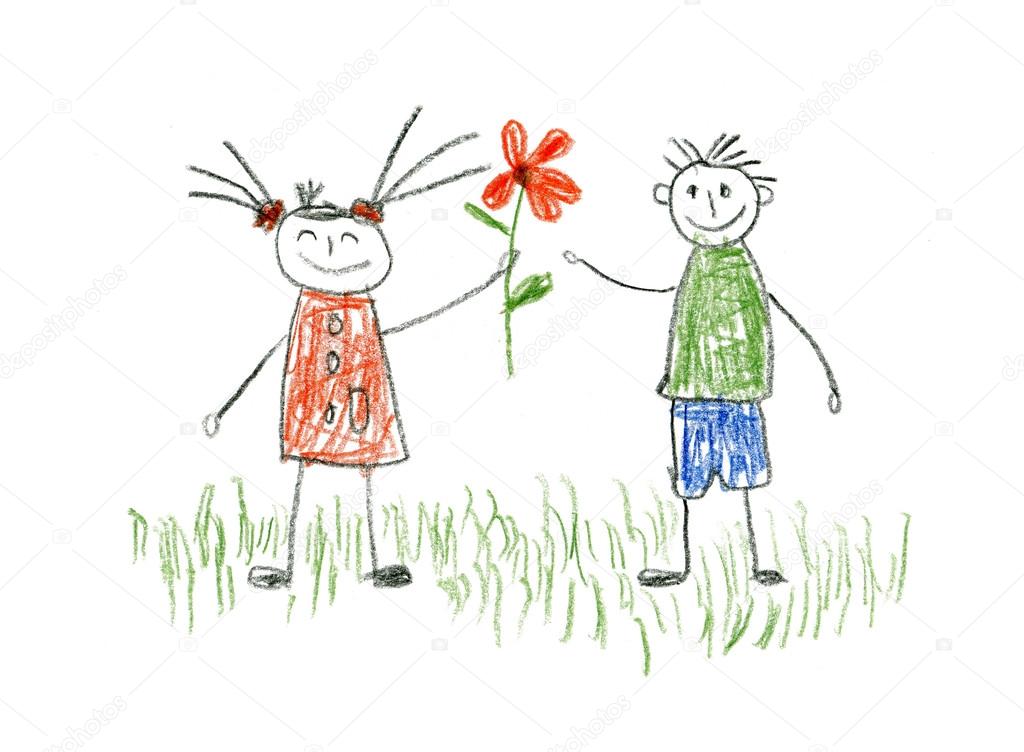 Kids Crayon Drawings