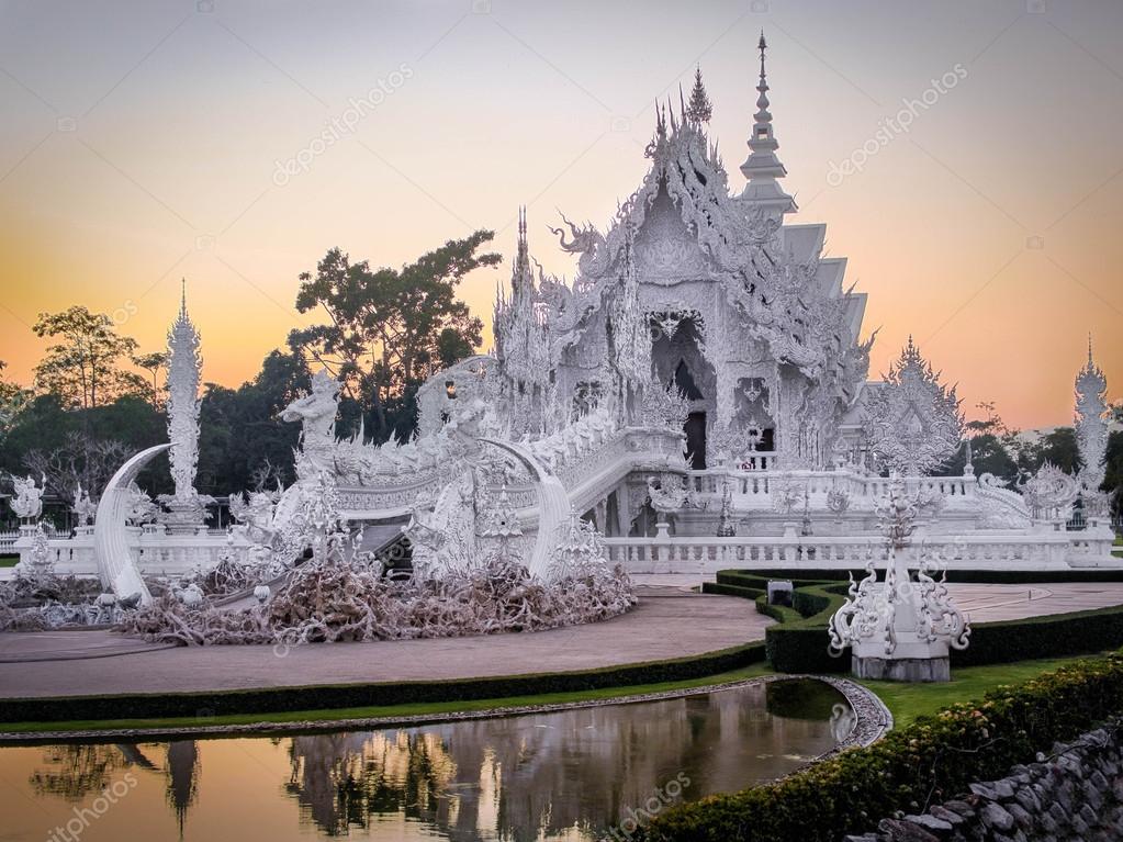 Wat Rong Khun, Popularly Known as the White Temple, in Chiang Rai ...