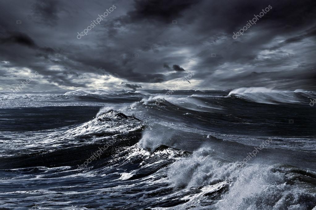 Storm at sea Stock Photo by ©zacariasdamata 34118053