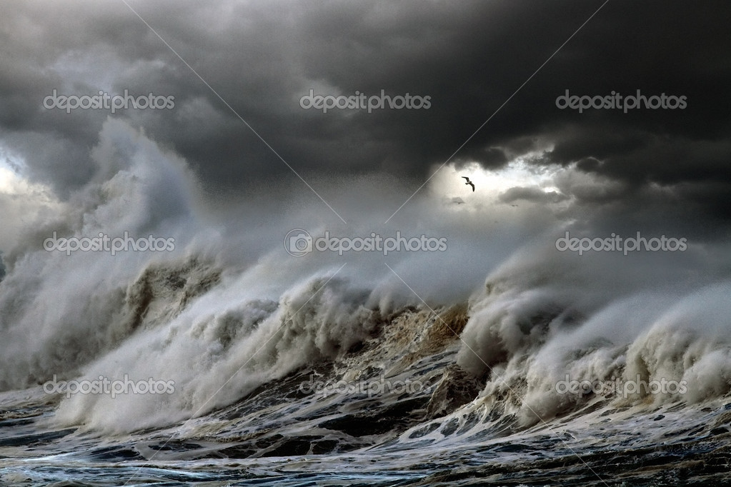 Ocean Storm Waves