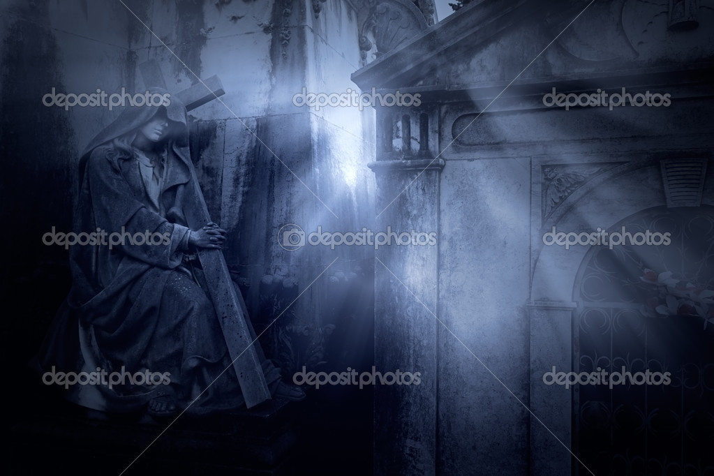 Lady death statue — Stock Photo © zacariasdamata #48876585