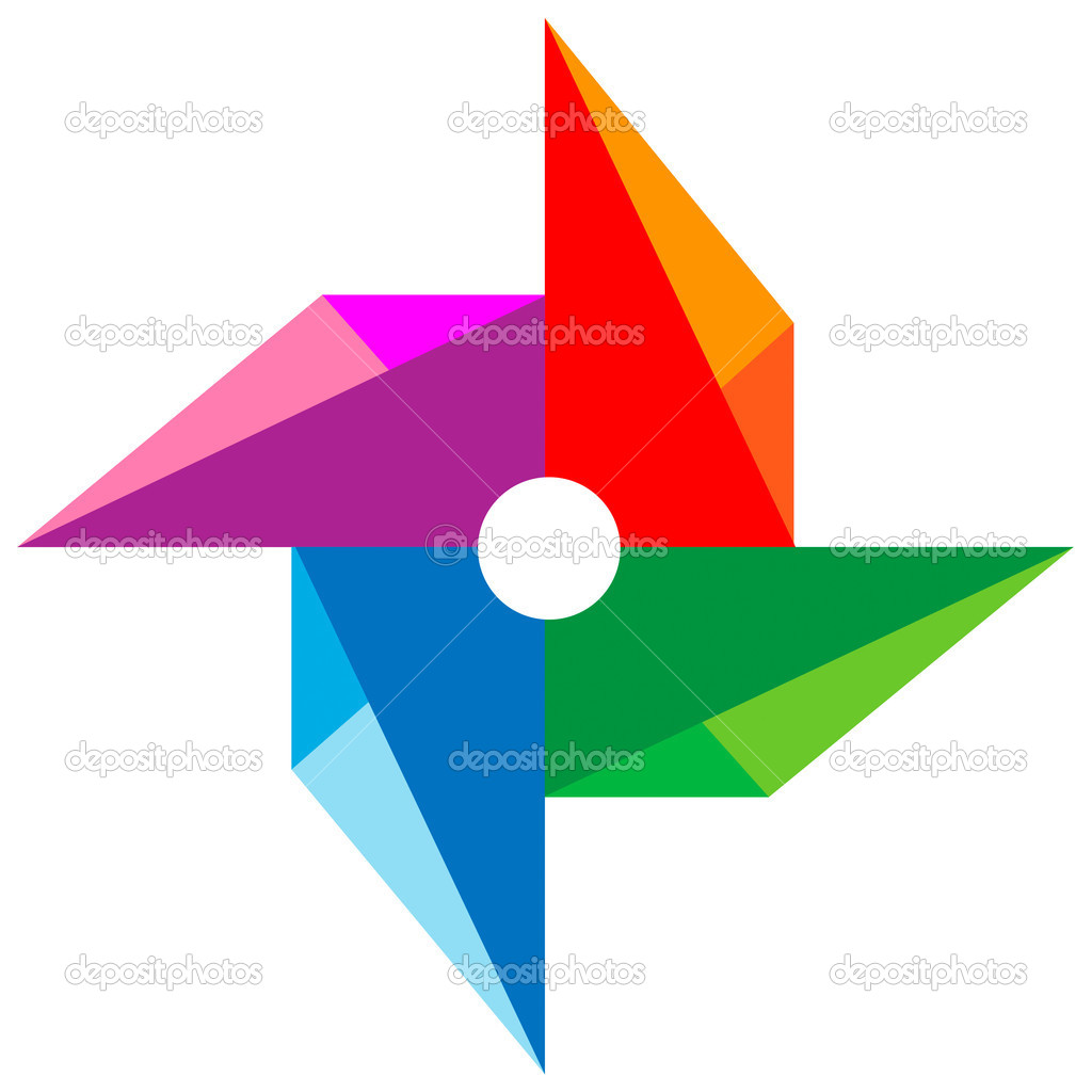 Vane paper full color vector Stock Vector Image by ©wissanu #51422009