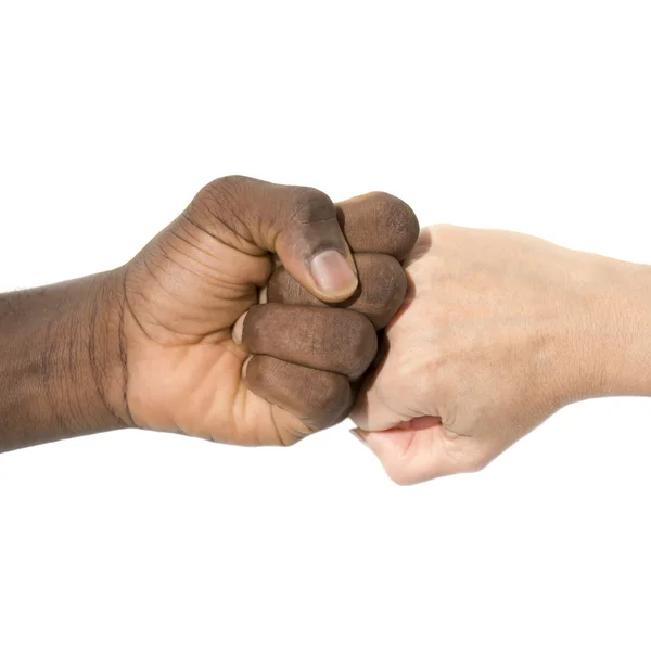 Mixity - Two joint hands symbolizing diversity - isolated, detoured ...