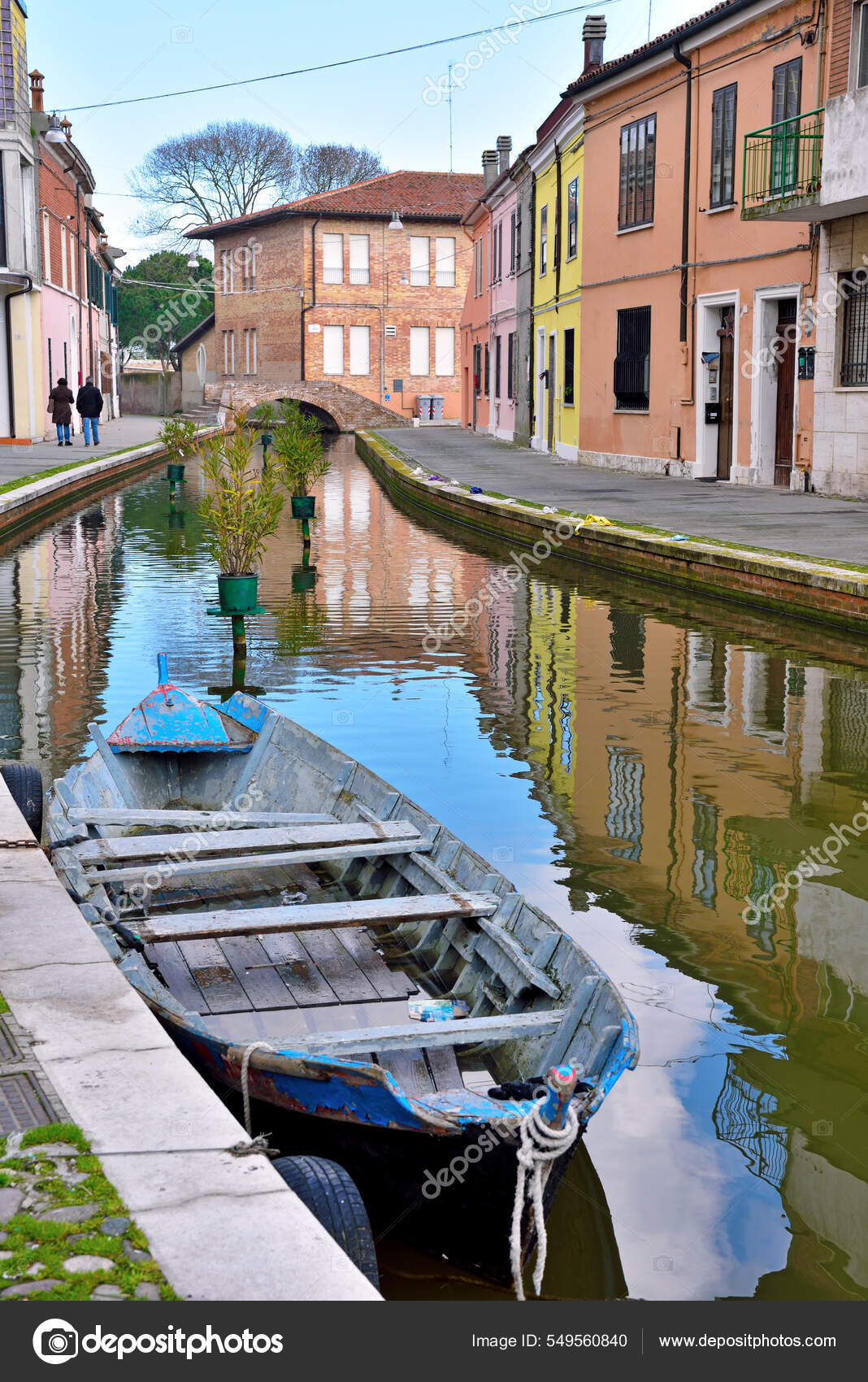 Small Italian Town Comacchio Also Known Little Venice Emilia Romagna ...