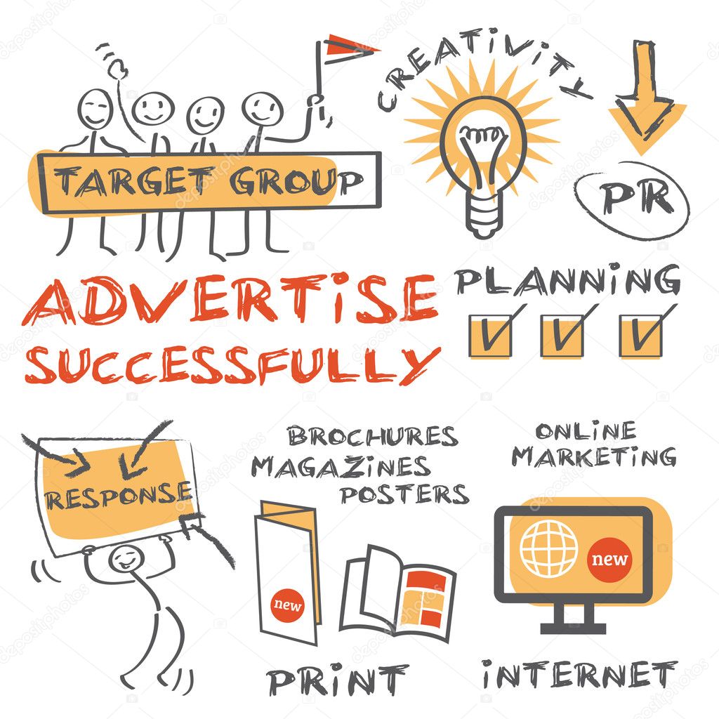 Advertise successfully — Stock Vector © trueffelpix #47534613