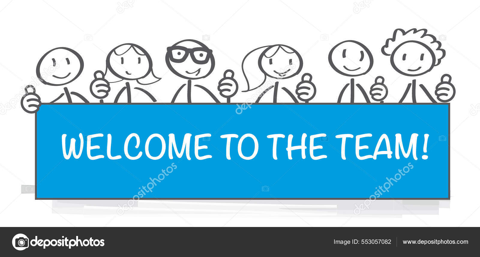 Welcome Team Stock Vector Image by ©trueffelpix #553057082