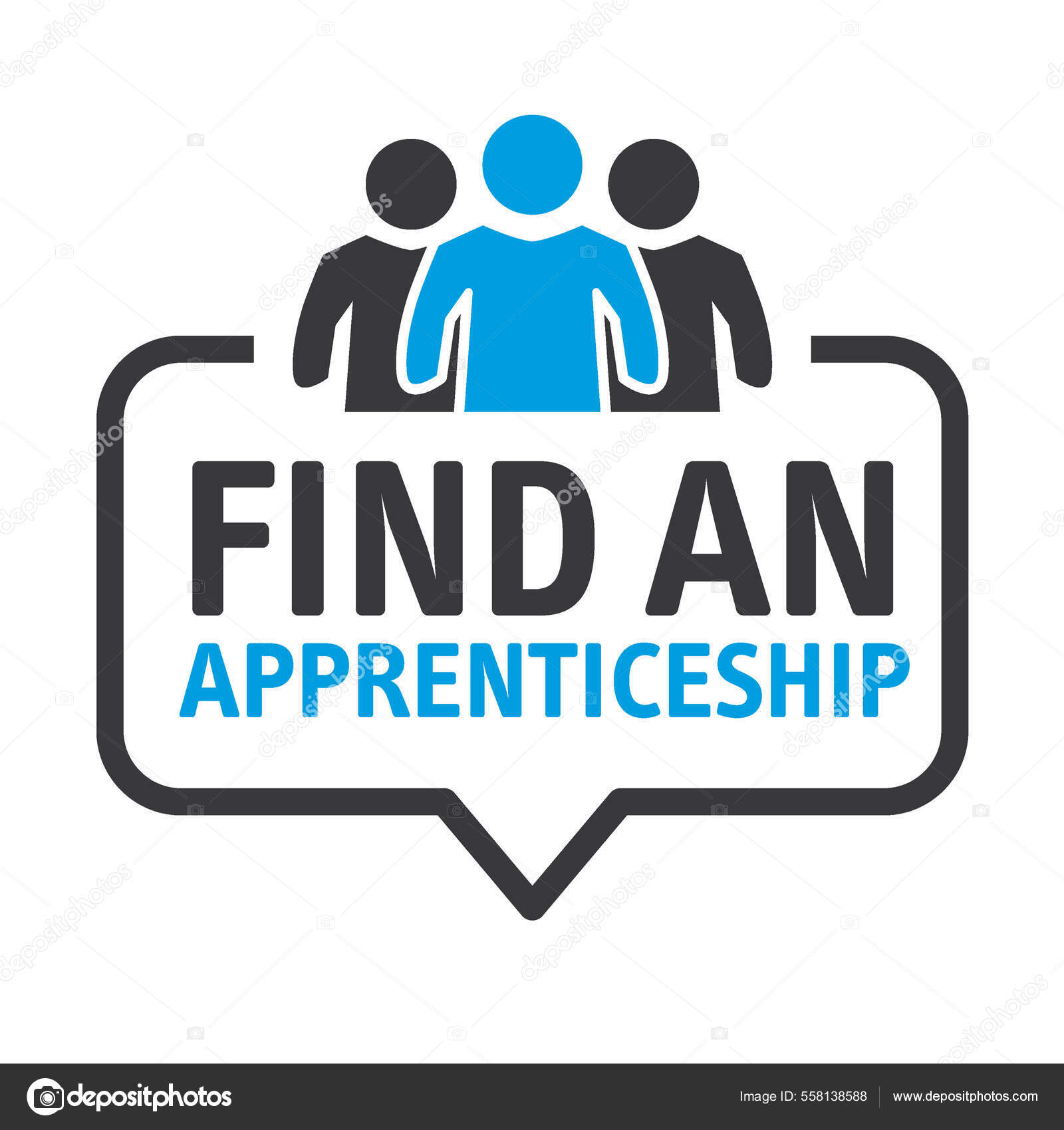 Find Apprenticeship Vector Illustration Concept Banner White Background ...