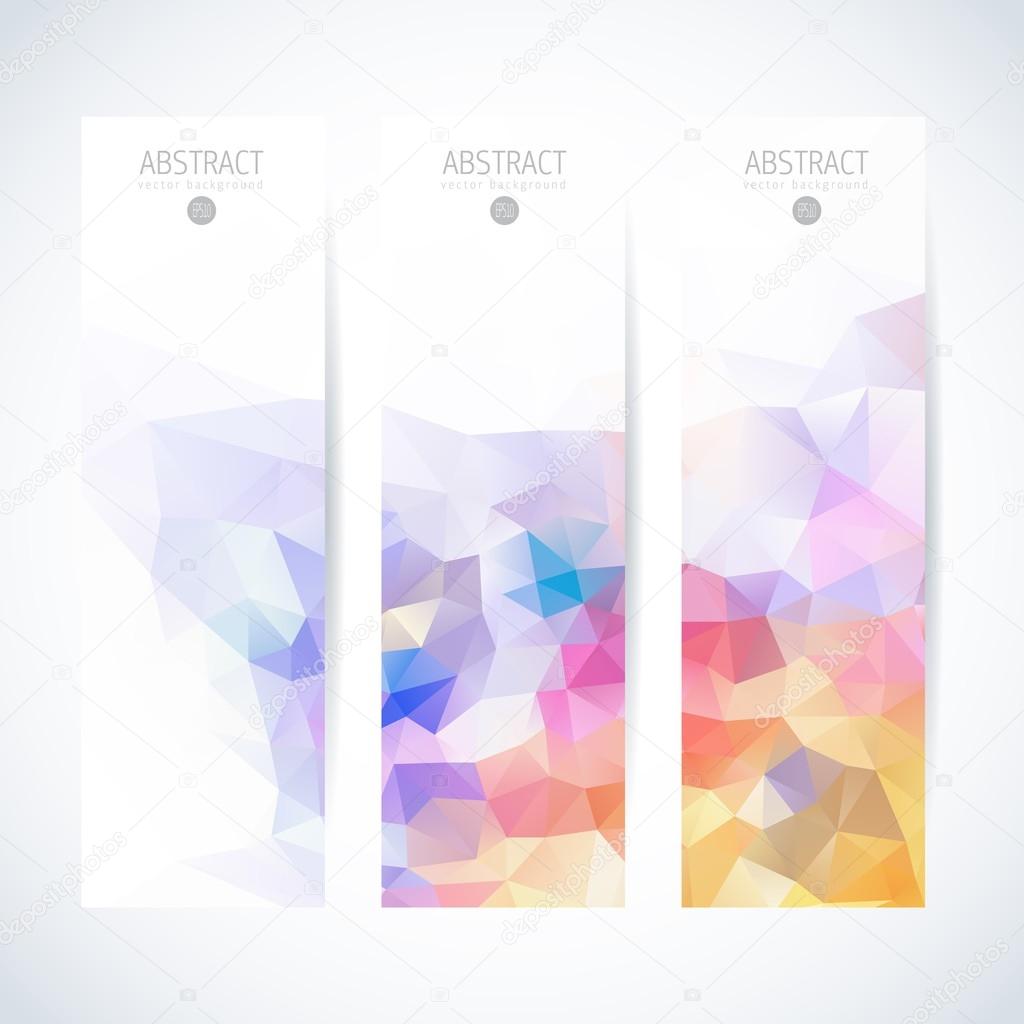 Vertical banner vector set Stock Vector Image by ©Antisana #42856771