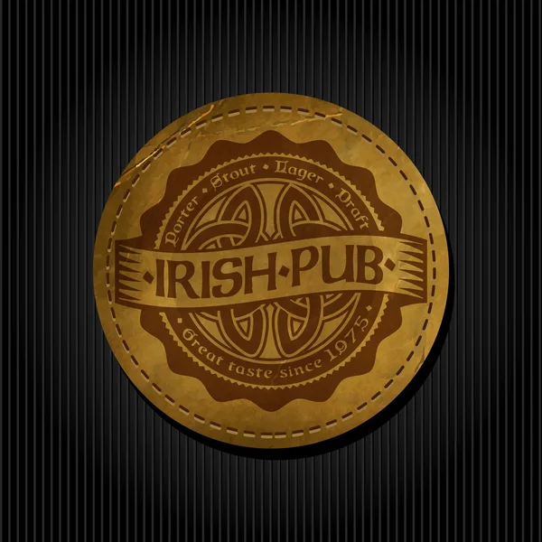 Round Beer Label Template