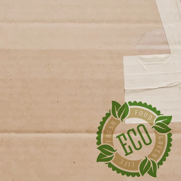 Cardboard eco background Stock Vector Image by ©Antisana #42959789