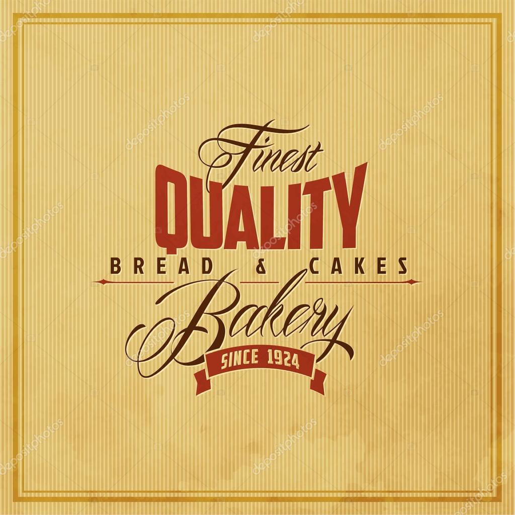 Bakery Retro Label Stock Vector Image by ©Antisana #42957163