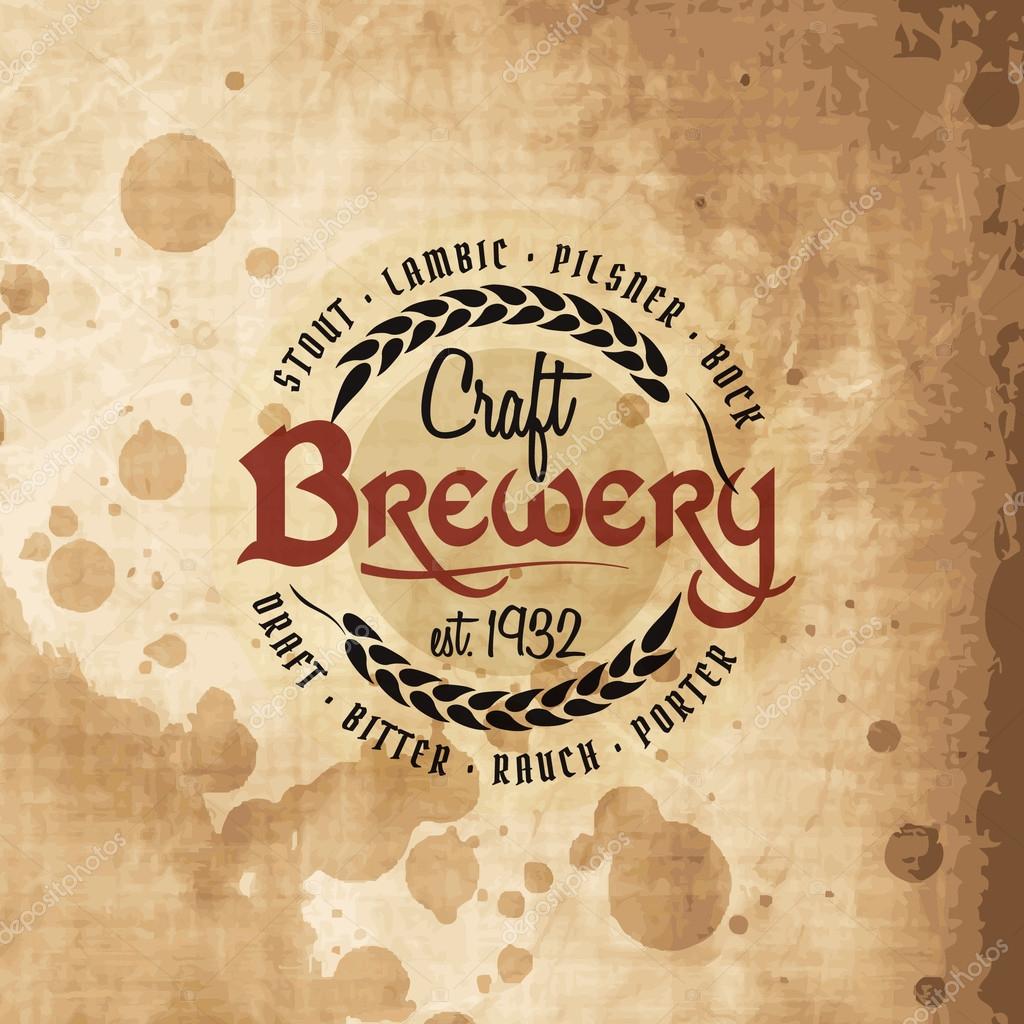 Retro styled label of beer. Stock Vector Image by ©Antisana #42958403