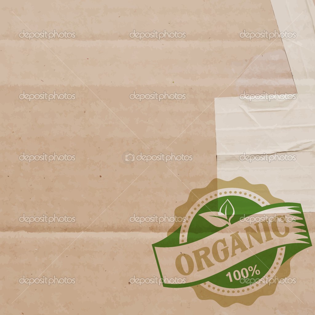 Cardboard eco background Stock Vector by ©Antisana 42959787