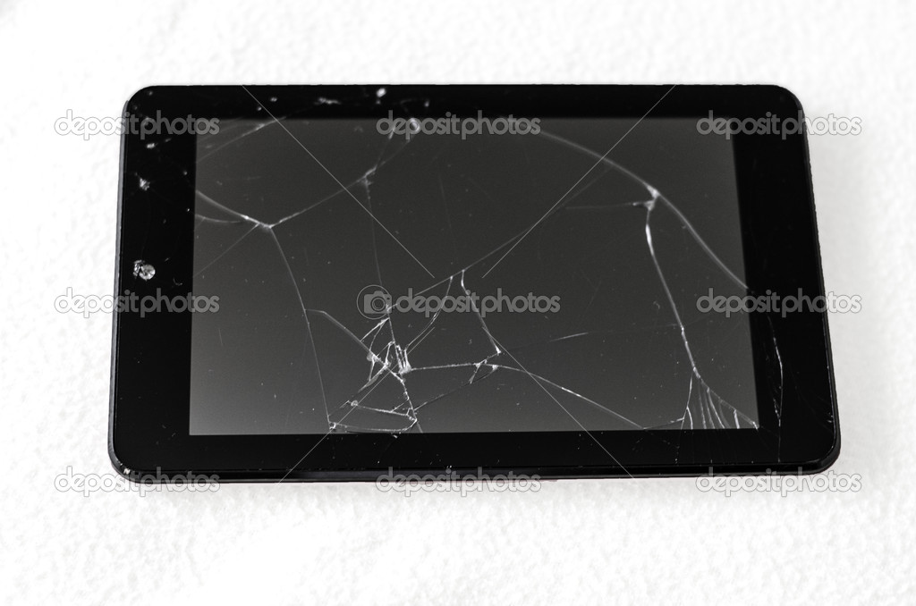 Broken tablet — Stock Photo © KatarinaGondova #33350465