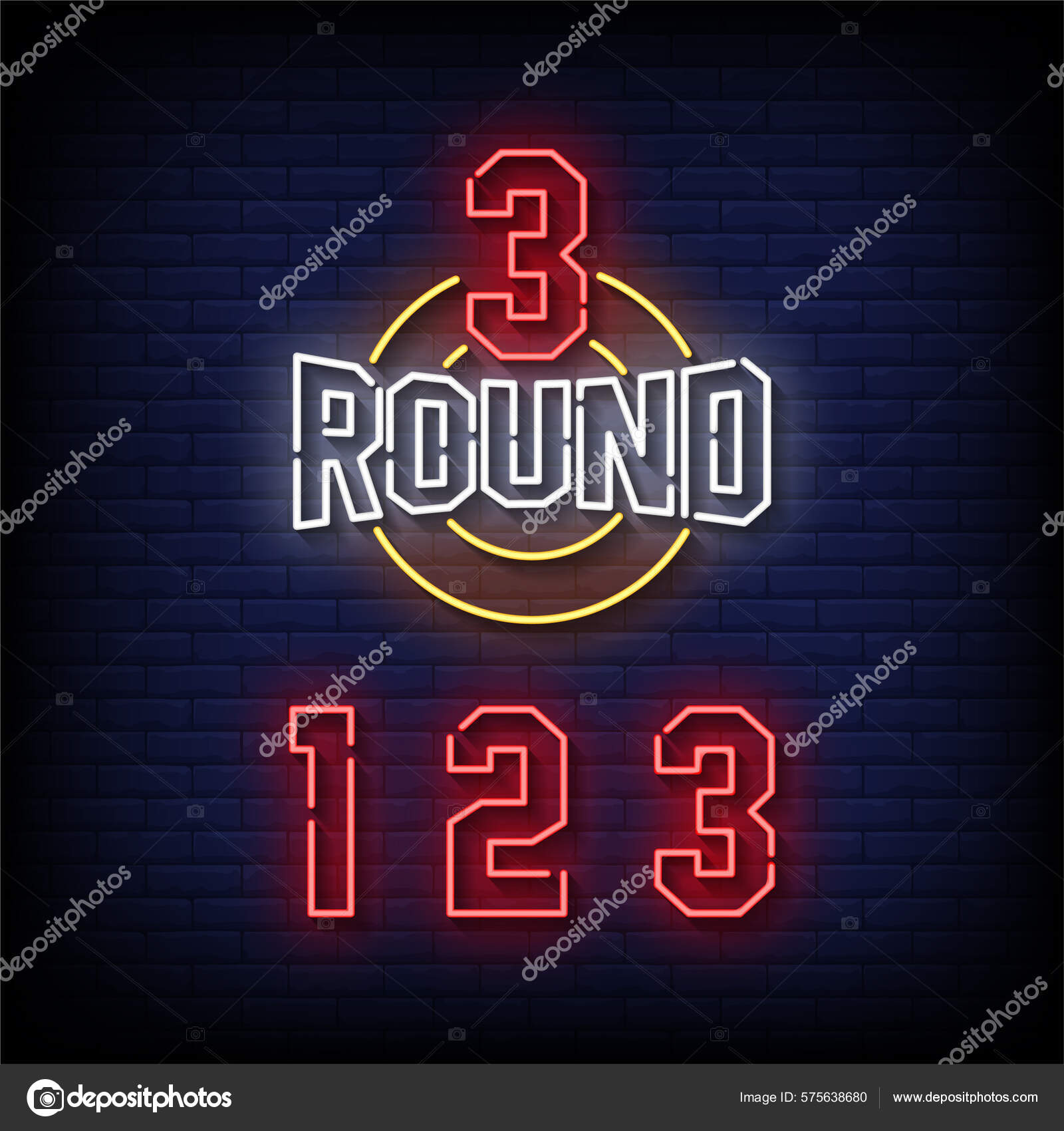 Fight Neon Billboard Sign Stock Vector by ©bohlam 575638680