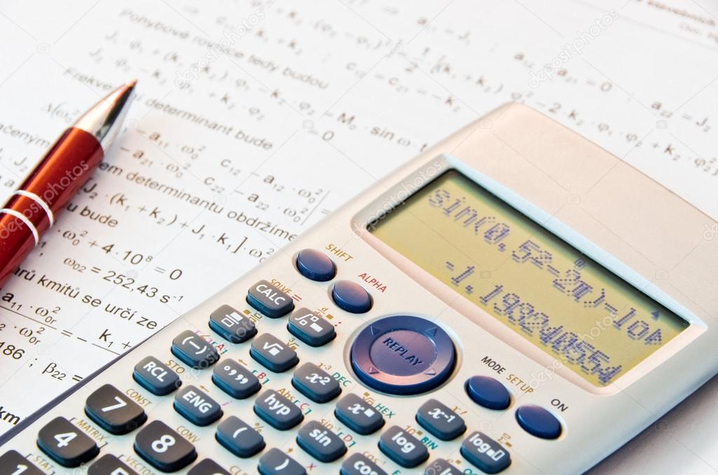 Calculator example — Stock Photo © J.Winter #35124371