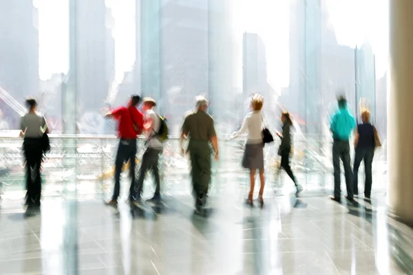 Group of people in the lobby business center — Stock Photo © blurAZ1 ...