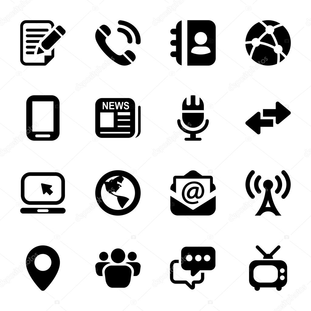 Media iconset Stock Vector by ©art_co 39387507