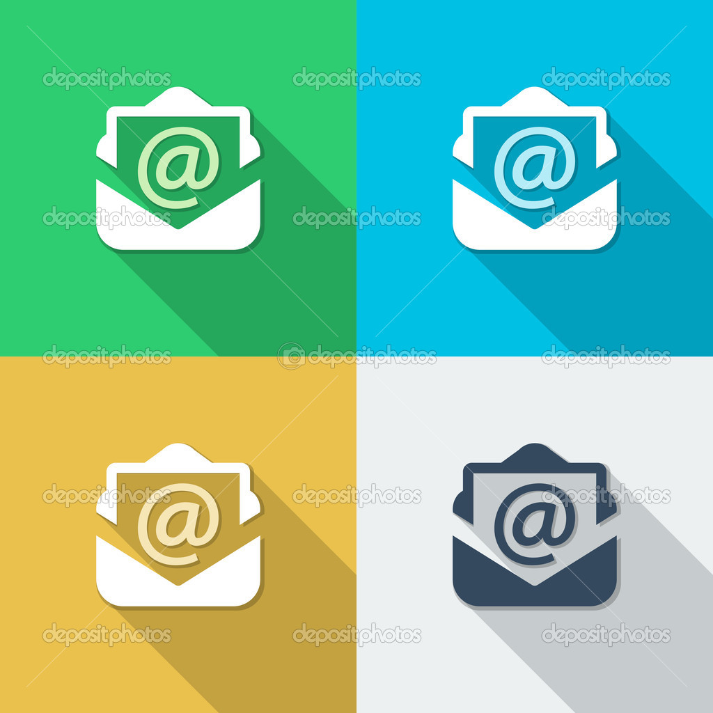 Email set backgrounds Stock Vector by ©art_co 43360707