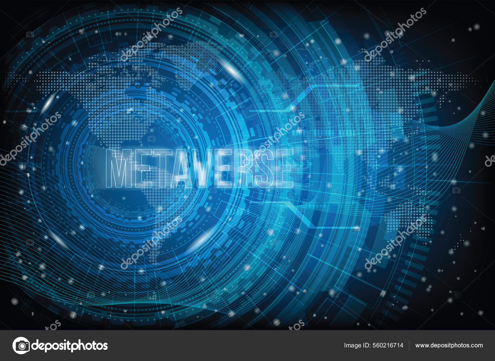 Metaverse Meta Digital Reality Combines Social Media Metaverse Digital ...