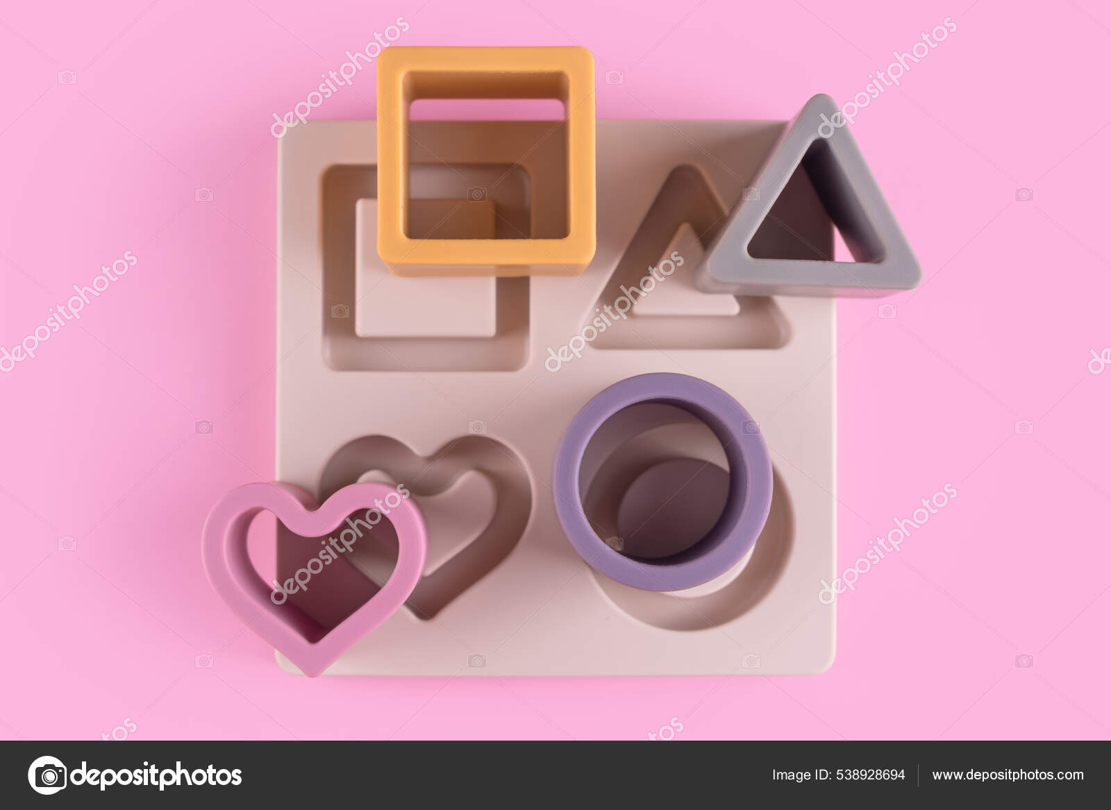 Baby Soft Nesting Sorting Ans Stacking Toy Arranging Color Geometric ...