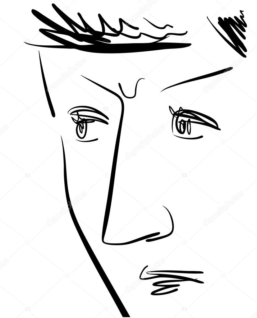 Sketch of Man Character Stock Vector Image by ©paulartworks #33682481