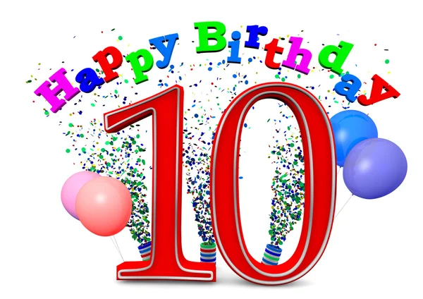 Happy 10th Birthday Images For Boys