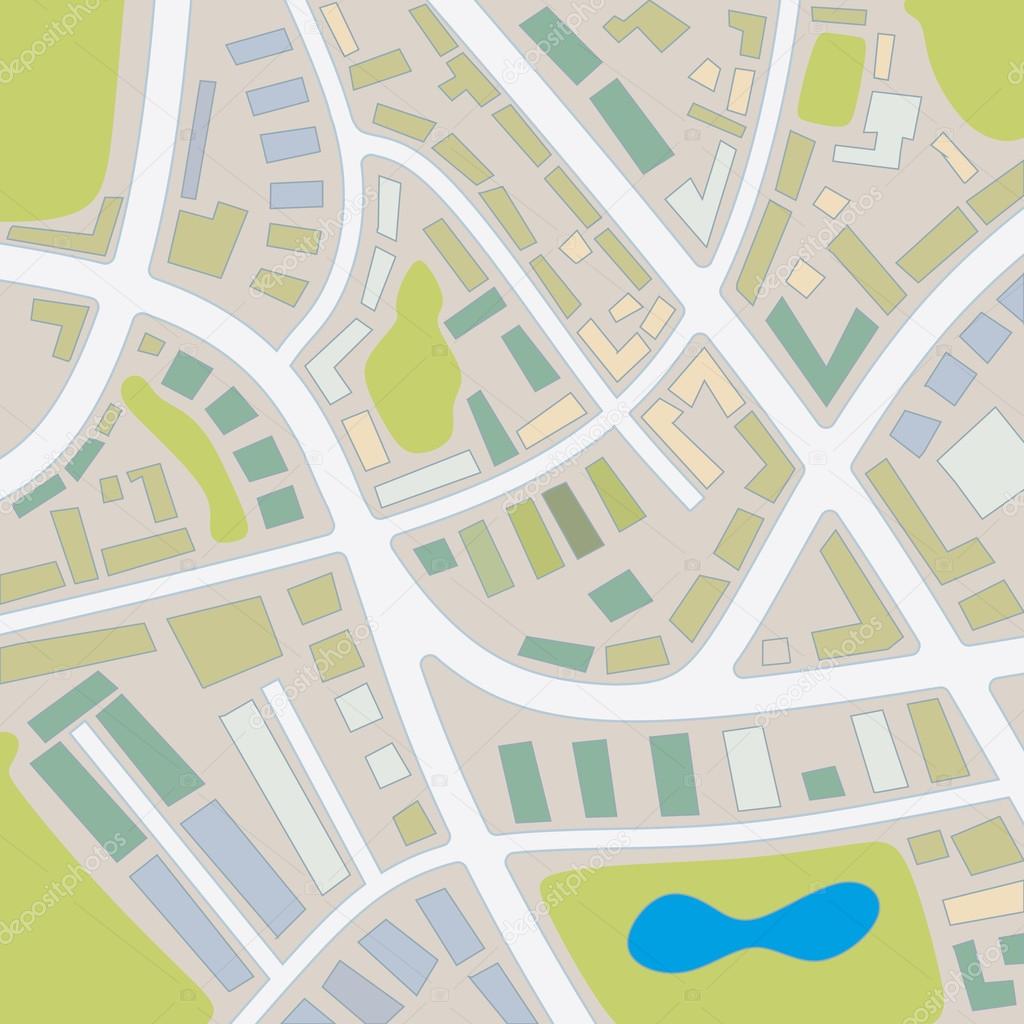 Mapa de la ciudad 1 — Foto de stock © fffranzzz #34608129