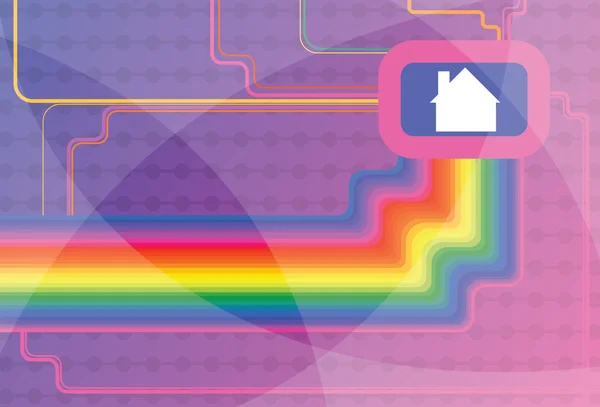 House electrical network communication background - Stock Image ...