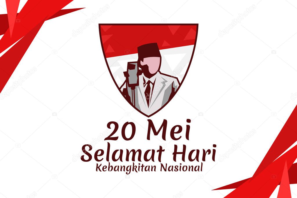 20 Mei, Selamat Hari Kebangkitan Nasional (Traducción: 20 de mayo, Día ...