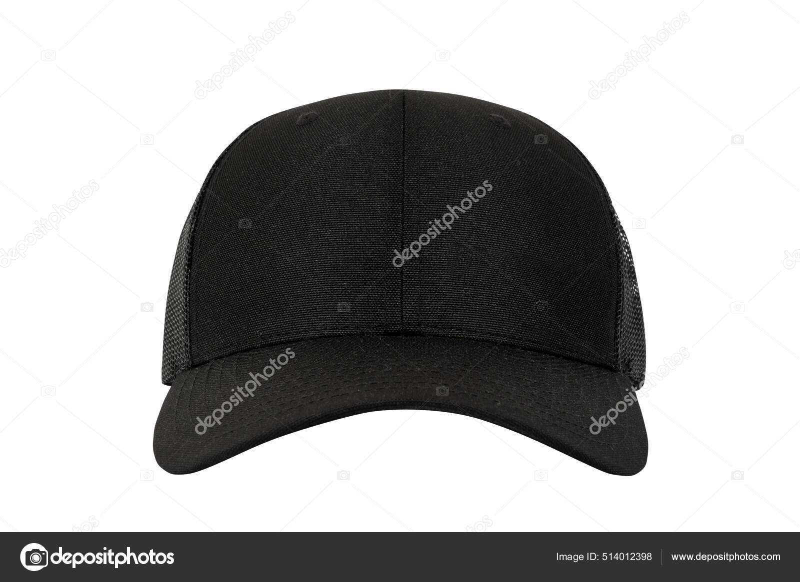 Black Mesh Cap Isolated White Background — Stock Photo © valdisskudre ...