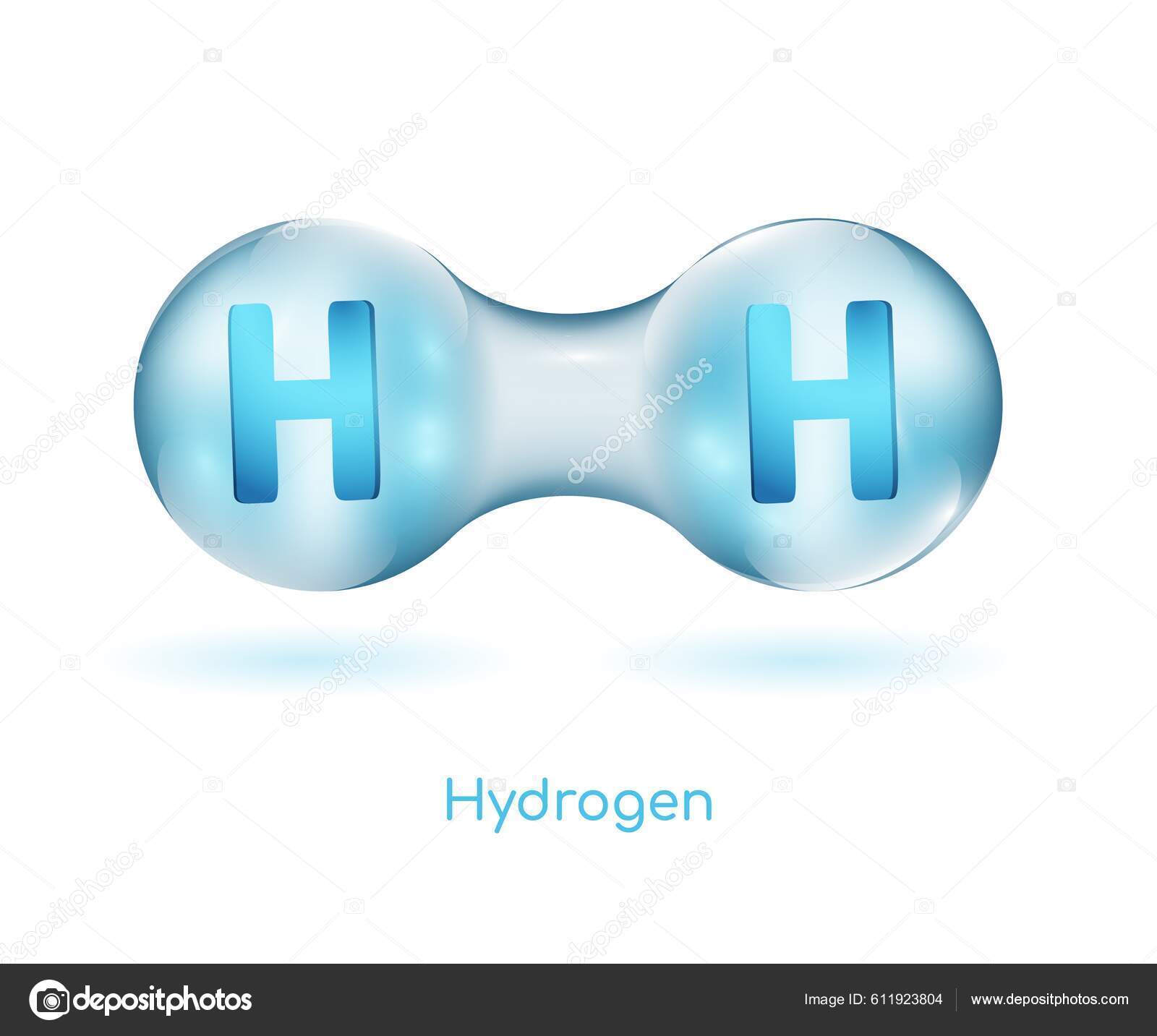 Hydrogen Gas Molecule