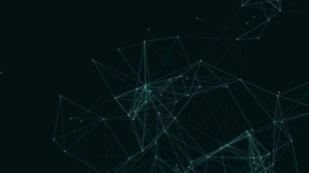 Abstract beautiful geometric background. Abstract plexus futuristic ...