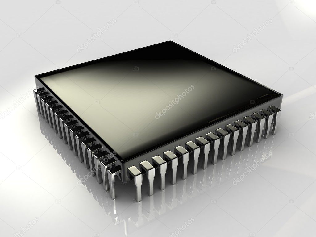 Micro chip — Stock Photo © sscreations #34924613