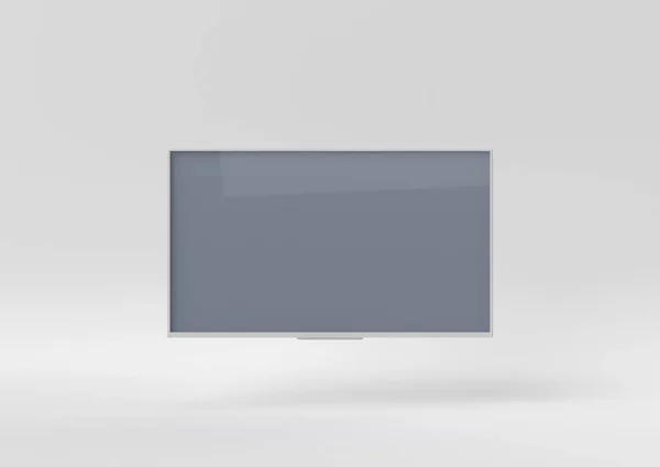 White Floating White Background Minimal Concept Idea Render — Stock ...
