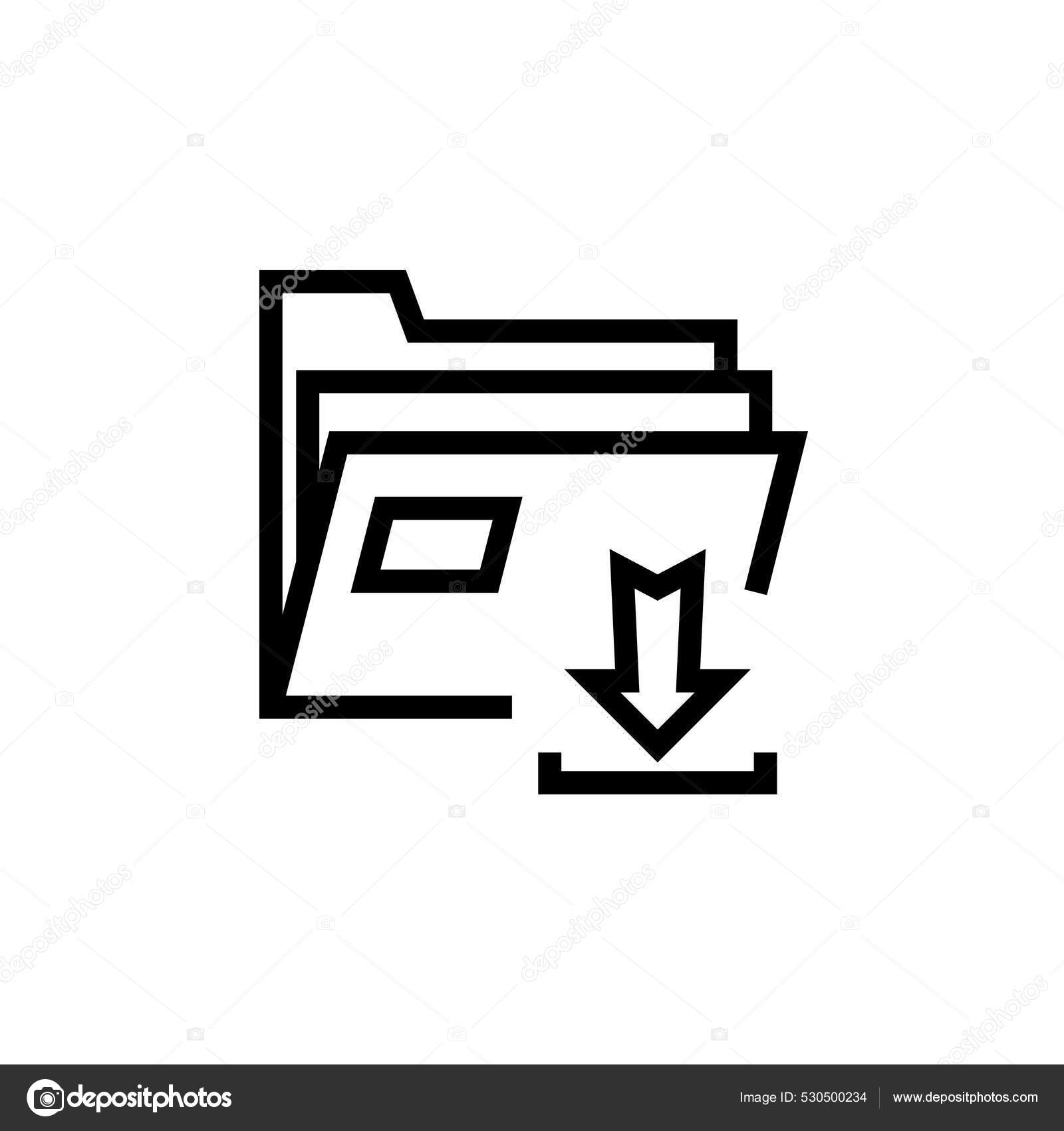Download Folder Icon Vector Logotype Stock Vector Image by ©vectorstank ... Download Folder Icon Vector Logotype Stock Vector Image by ©vectorstank ...