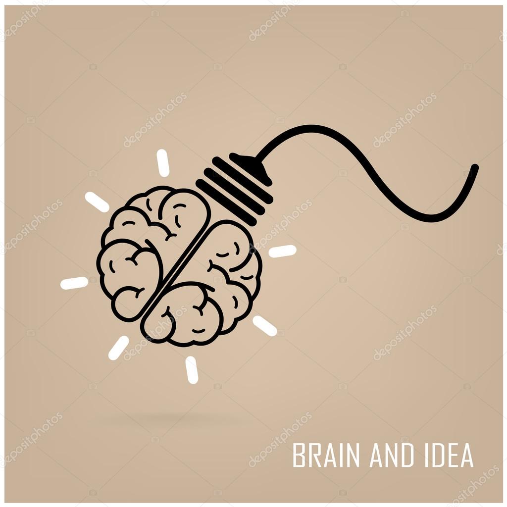 Creative brain symbol,creativity sign,business symbol,knowledge Stock ...